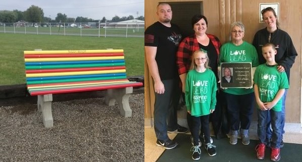 Buddy Bench Dedicated In Kirk Shaffer’s Name At Celina Primary School ...