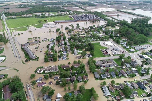 St. Marys Police Department Drone Pictures Of Flooding – Mercer County Outlook