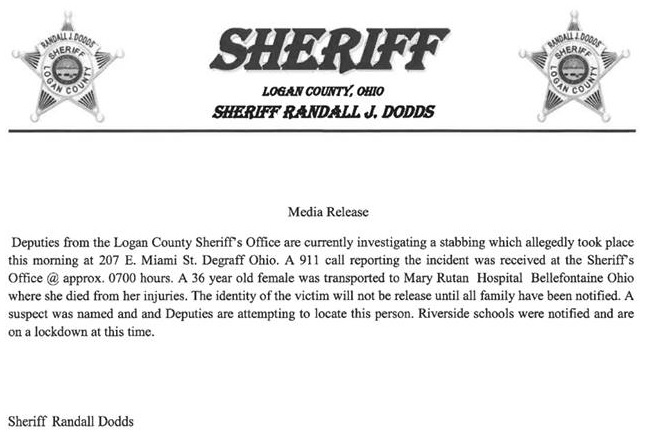 Degraff Woman Dies After Stabbing, Police Looking For Suspect – Mercer ...