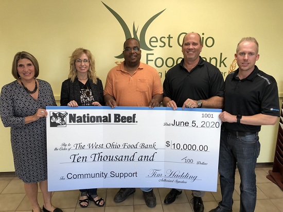 National Beef Donates $10,000 to West Ohio Food Bank – Mercer County ...