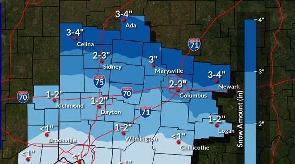Winter Weather Advisory For The Stateline Area, 4 Inches Of Snow ...
