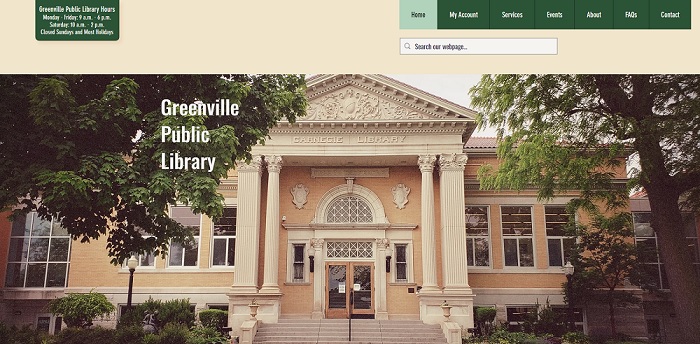 Greenville Library Announces New Look Website – Mercer County Outlook