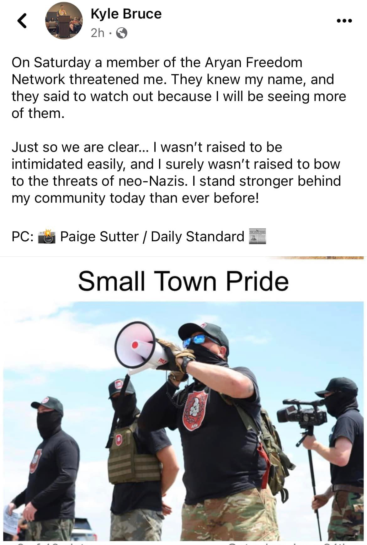 UPDATED: Klu Klux Klan Type Poster Suggests Celina Event Coming…Real Or ...