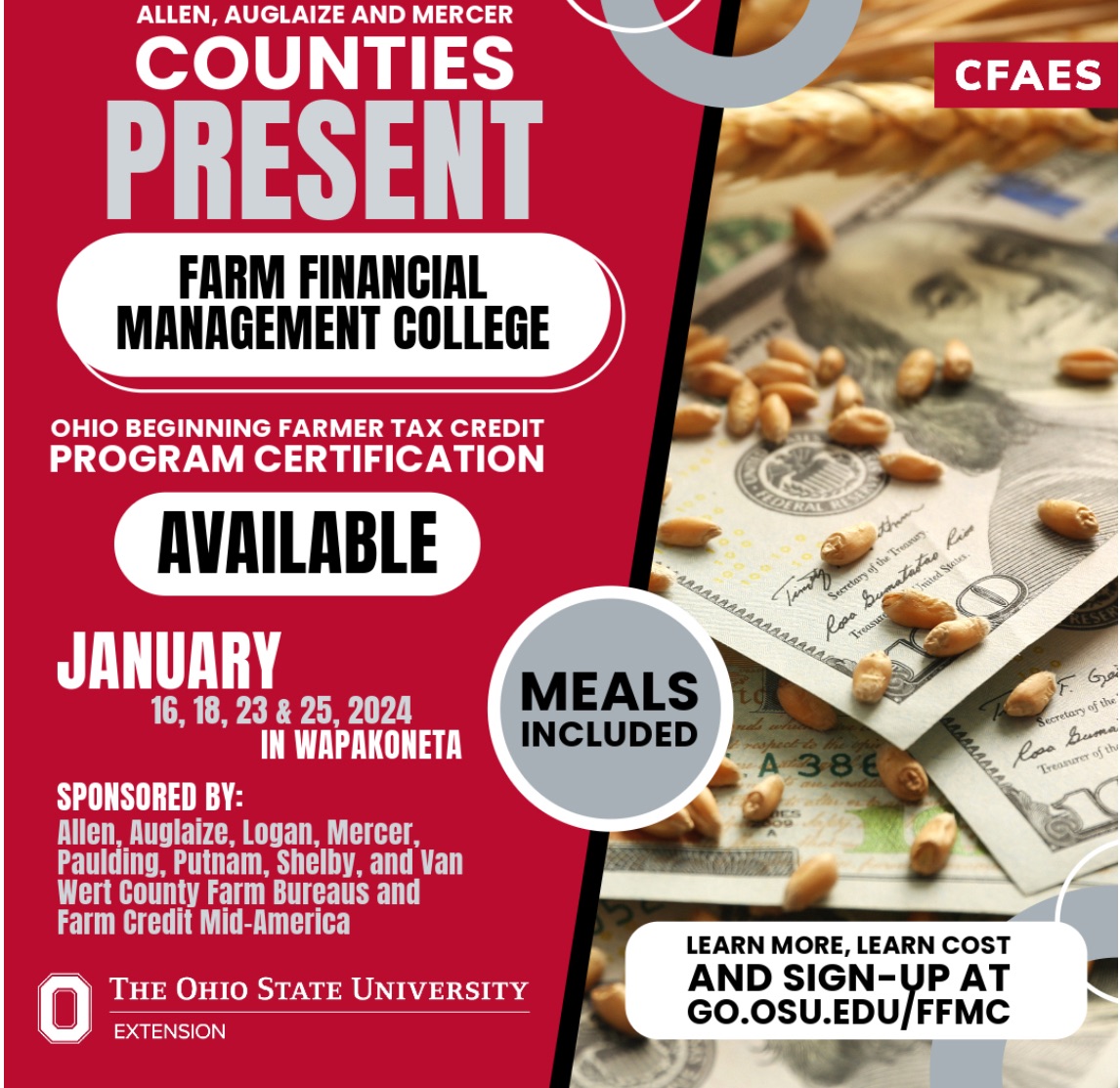 Mercer County OSU Extension New Release “Farm Financial Management ...