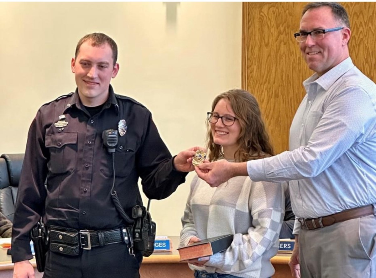 Minster Police Department Promotes Koesters – Mercer County Outlook