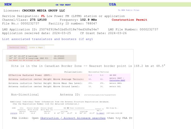 FCC Approves New Low Power FM Stations For Ft. Recovery And Van Wert ...