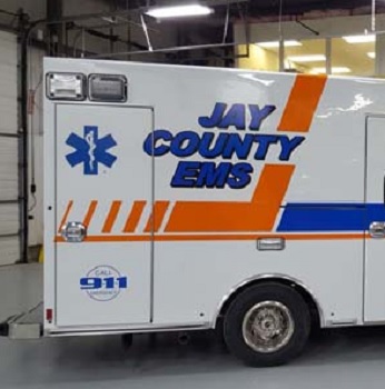 Ambulance Damaged In Jay County Crash – Mercer County Outlook