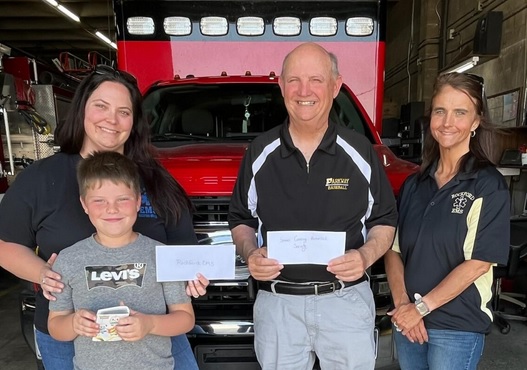 Rockford EMS Makes Donation To Shanes Crossing Historical Society ...