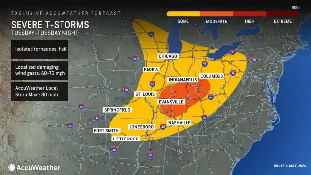 UPDATED: Tuesday Predictions Call For Potential Severe Weather For The ...
