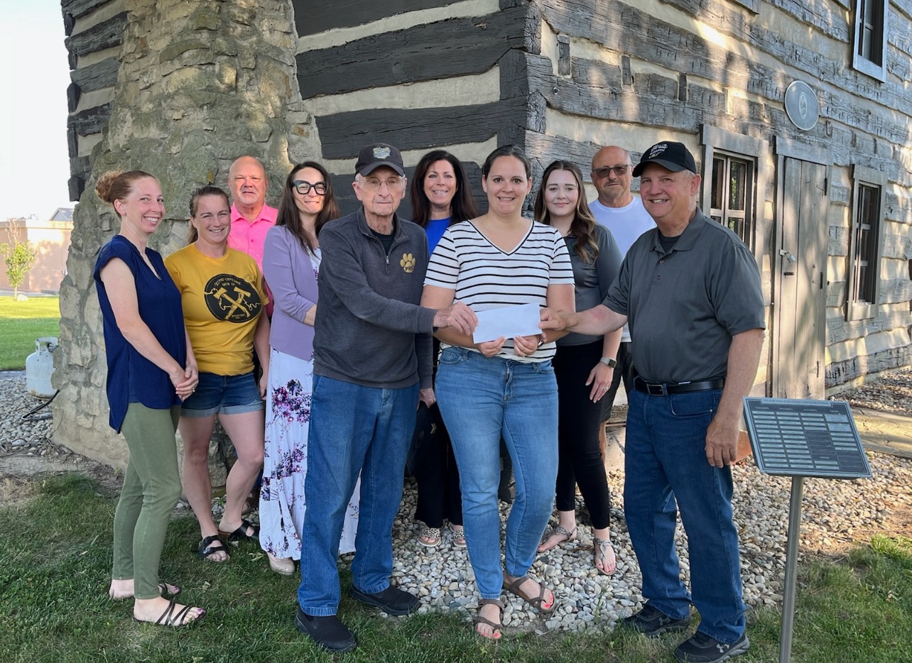 Rockford Chamber Makes Donation To Log Cabin Restoration Project ...