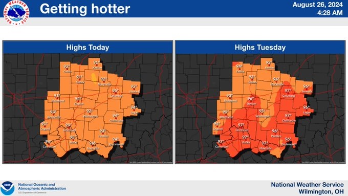 UPDATED: It Is Gonna Be HOT! – Mercer County Outlook