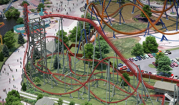 Record-breaking Siren’s Curse tilt coaster to lure Cedar Point® thrill ...