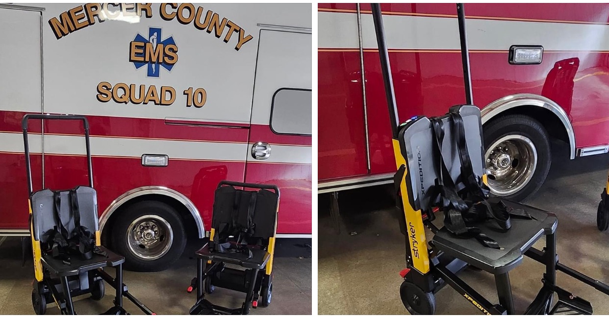 Coldwater EMS Adds Powered Stair Chairs – Mercer County Outlook