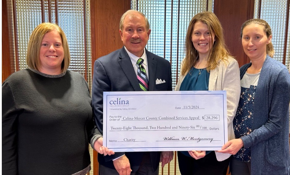 Celina Insurance Group Donates to the Combined Services Appeal – Mercer ...