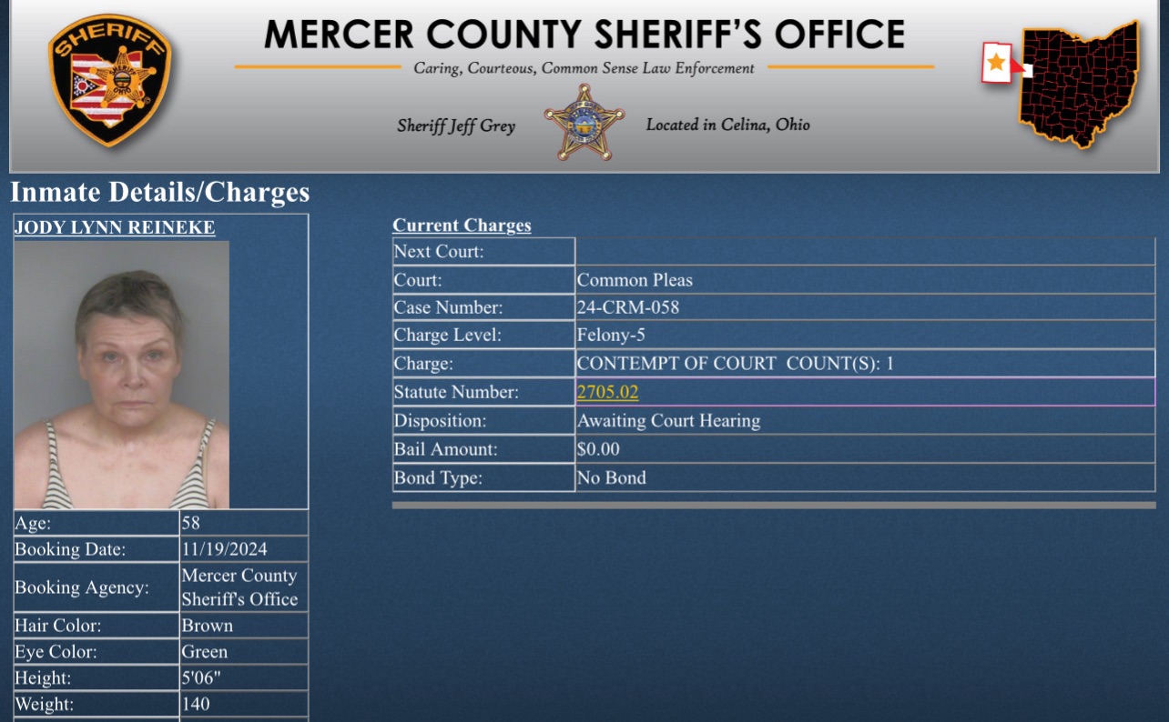 Celina Woman Has Bond Revoked – Mercer County Outlook