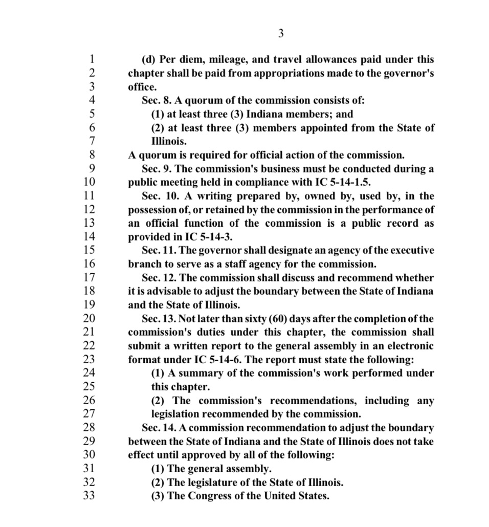 Indiana House Bill Would Redraw Stateline To Accept Illinois Counties ...