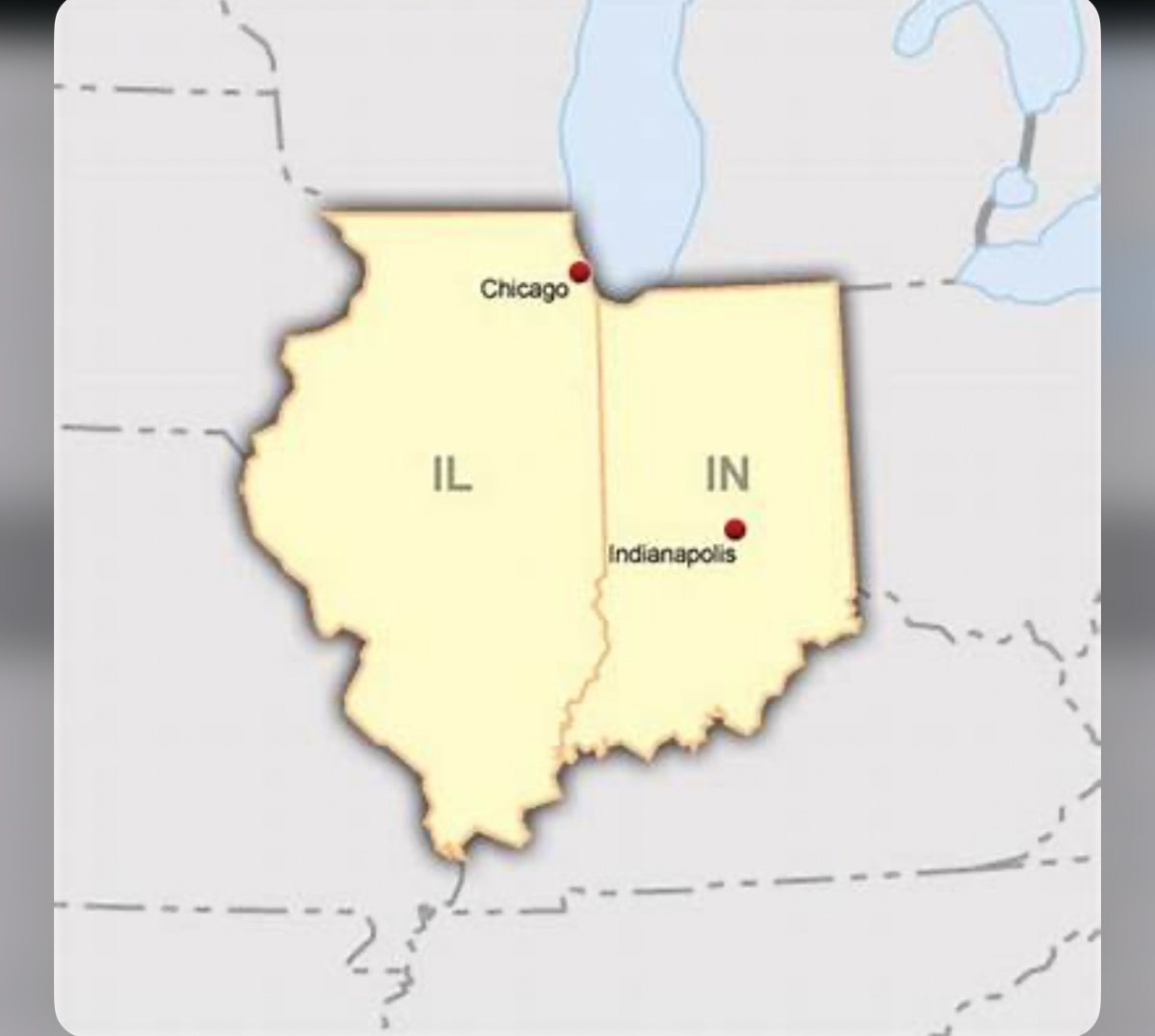Indiana House Bill Would Redraw Stateline To Accept Illinois Counties ...