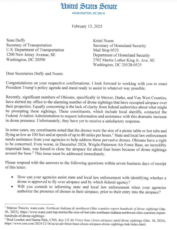 Drone Questions Remain Unanswered…Rumors Continue – Mercer County Outlook