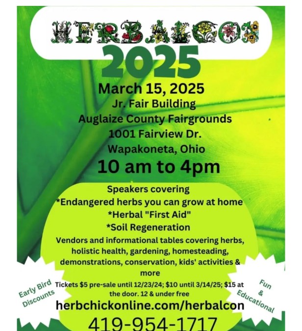 2025 HerbalCon To Be Held In Wapakoneta – Mercer County Outlook