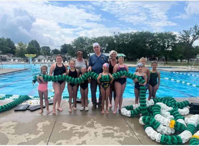 VFW Makes Donation To Sharks Swim Team – Mercer County Outlook