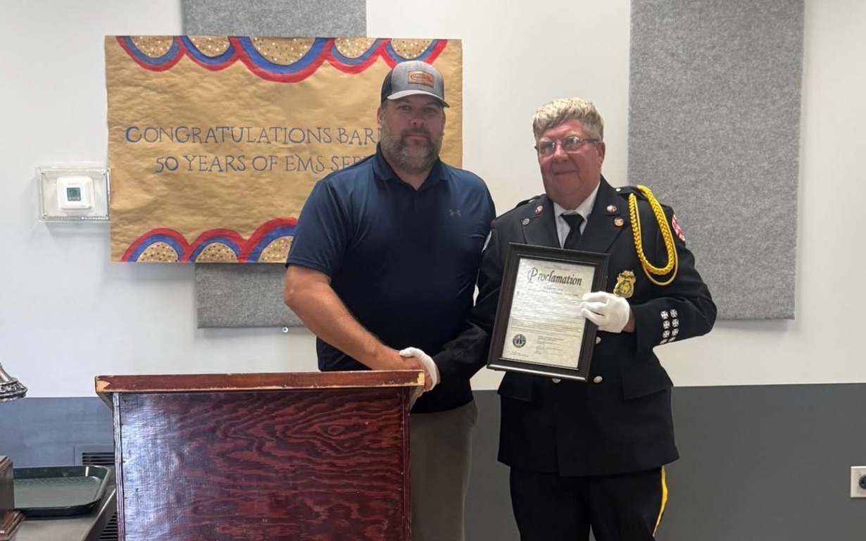 Local Firefighter Honored For 50 Years Of Service – Mercer County Outlook