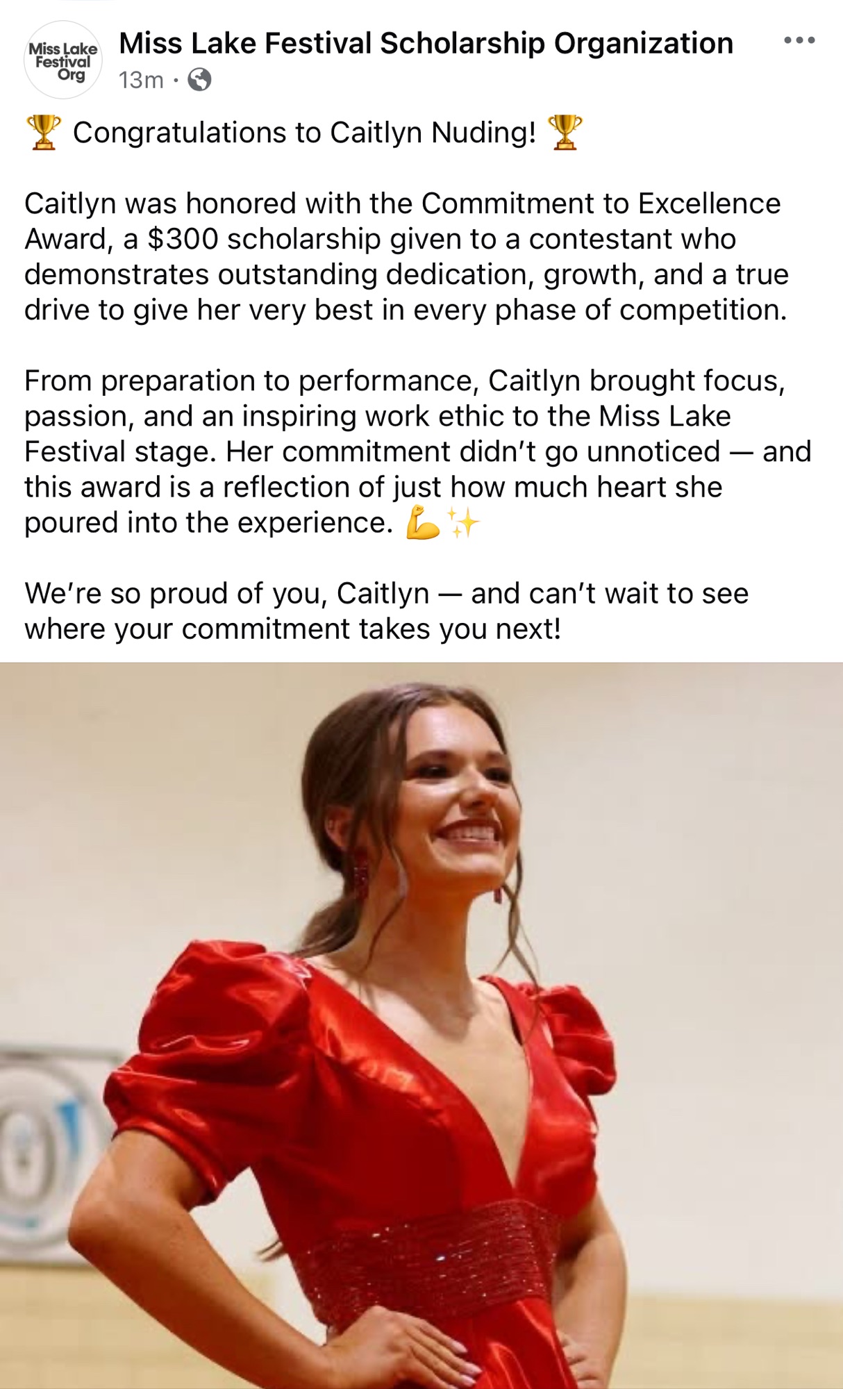 St. Henry’s Mackenzie Harmer Crowned 2026 Miss Lake Festival, Claire ...