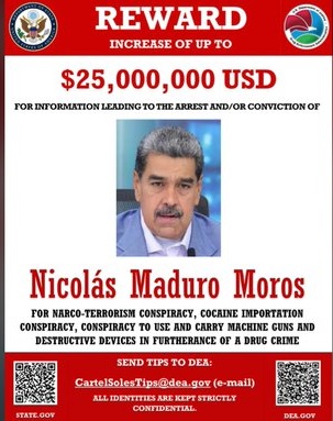 Did you know…Biden’s $25,000,000 Reward To Capture Maduro – Mercer ...