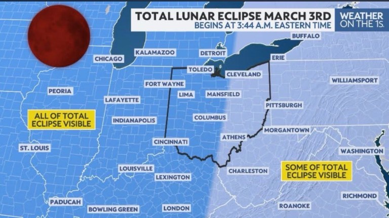 Total Lunar Eclipse Viewing In Ohio – Mercer County Outlook