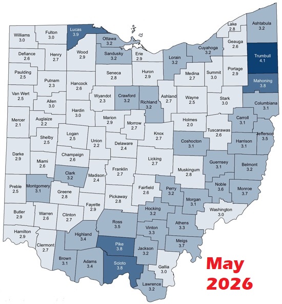 Ohio’s Unemployment Rate Drops In May 2026 – Mercer County Outlook