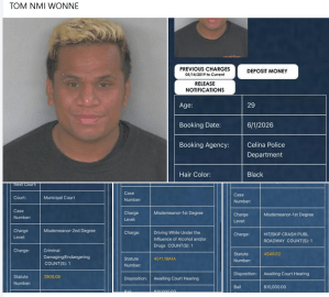 Celina Police Book Man On Multiple Charges – Mercer County Outlook