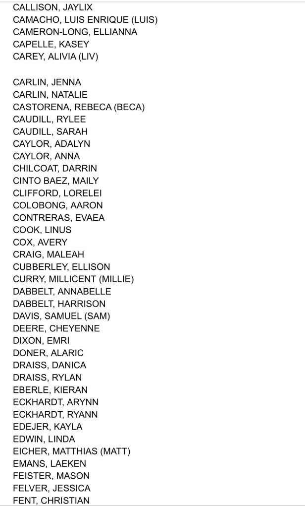 Celina High School Quarter 4 Honor Roll – Mercer County Outlook